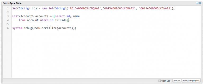 SOQL IN Operator in Salesforce - Brian Cline